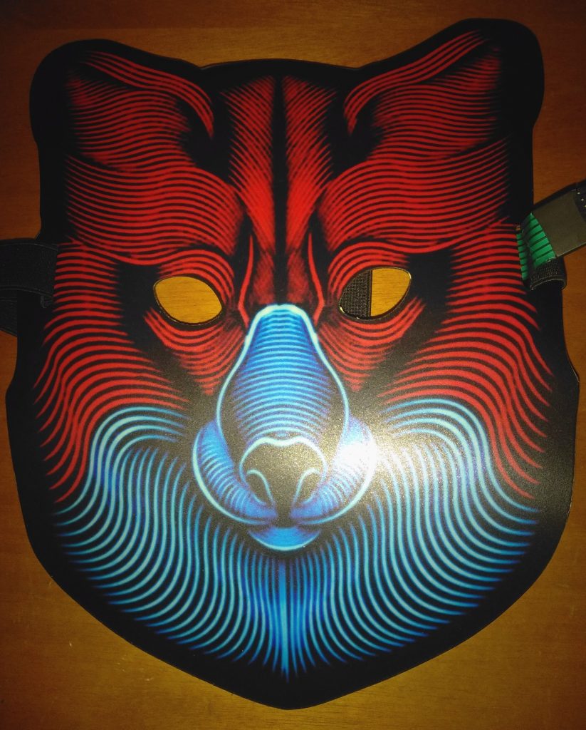 Sound Reactive Fox Led Party Mask – My Party
